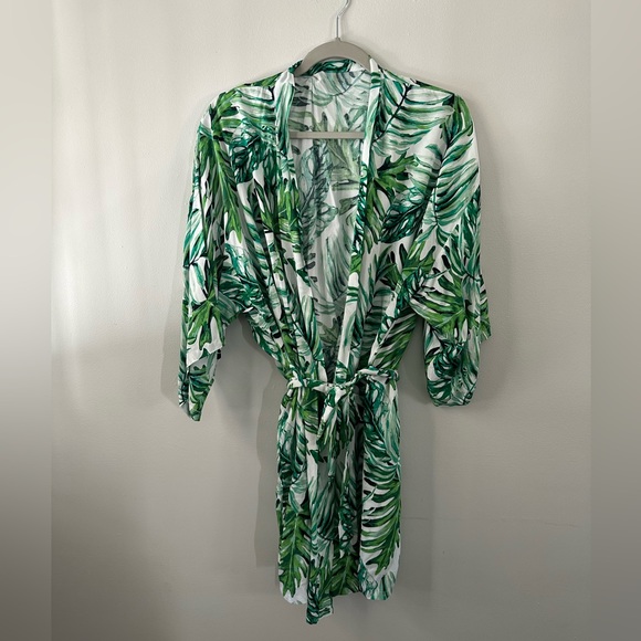 Intimates & Sleepwear | Palm Leaf Robe Bridesmaid Wedding Party ...
